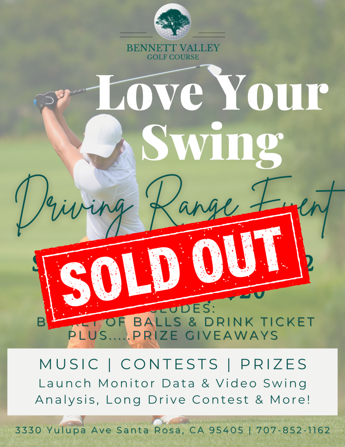 *SOLD OUT* Love your Swing | Driving Range Event – Bennett Valley ...