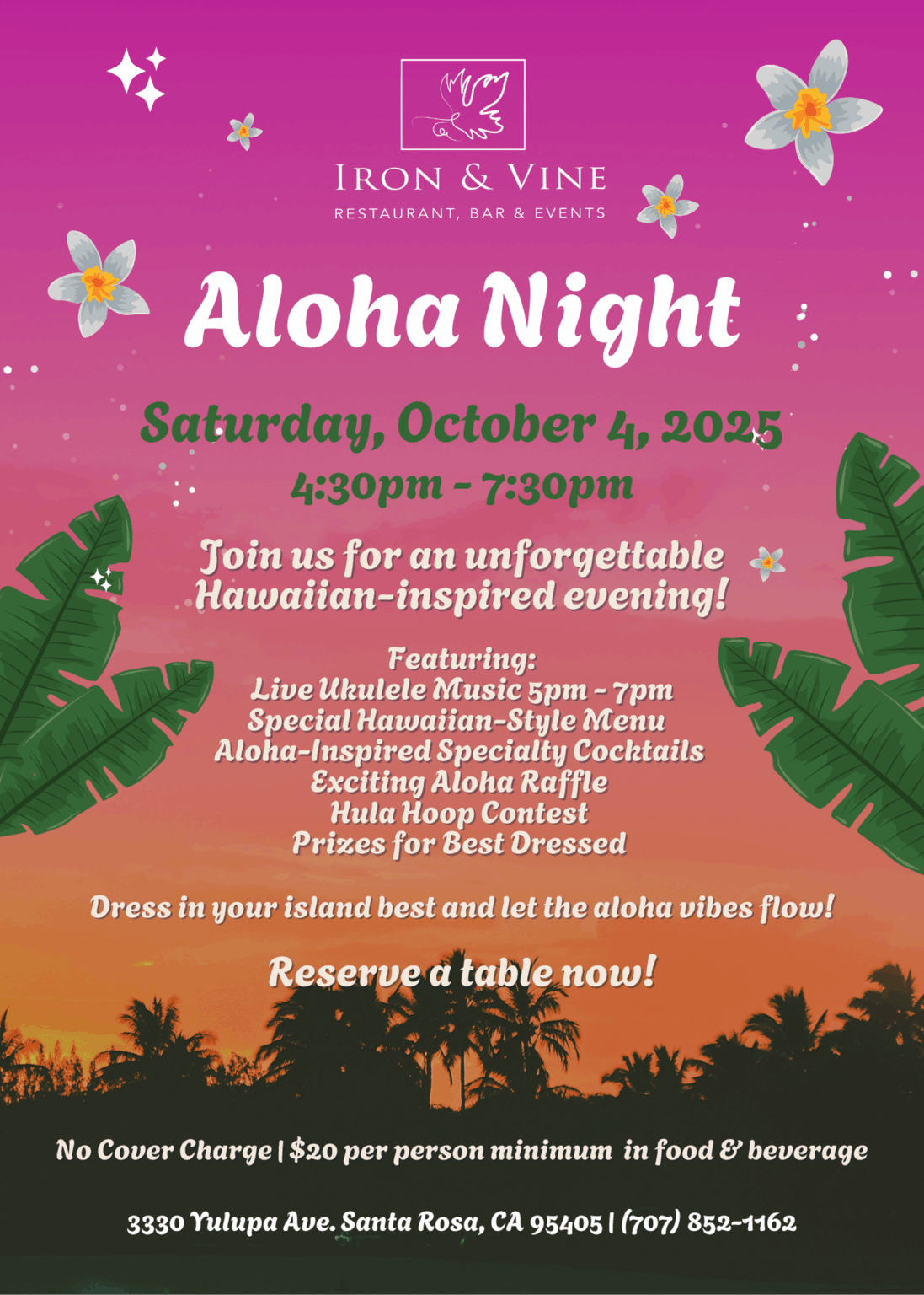 Iron & Vine Restaurant & Bar – Bennett Valley & Iron & Vine